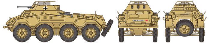 Tamiya 1:35 Sd.Kfz.234/1 with 2cm Gun 37019