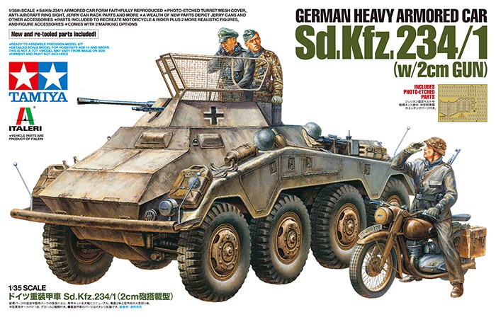 Tamiya 1:35 Sd.Kfz.234/1 with 2cm Gun 37019