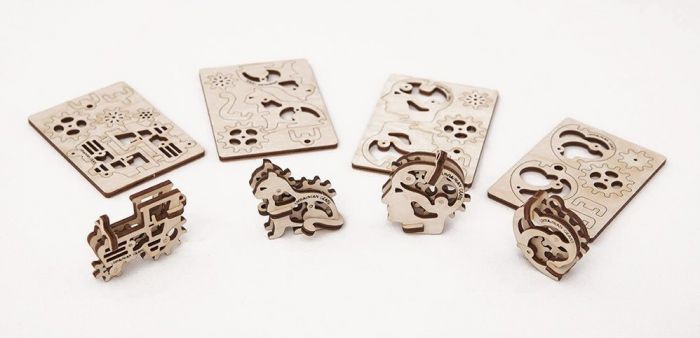 Ugears Wooden 3D Mechanical Puzzle - Tribka 5000003