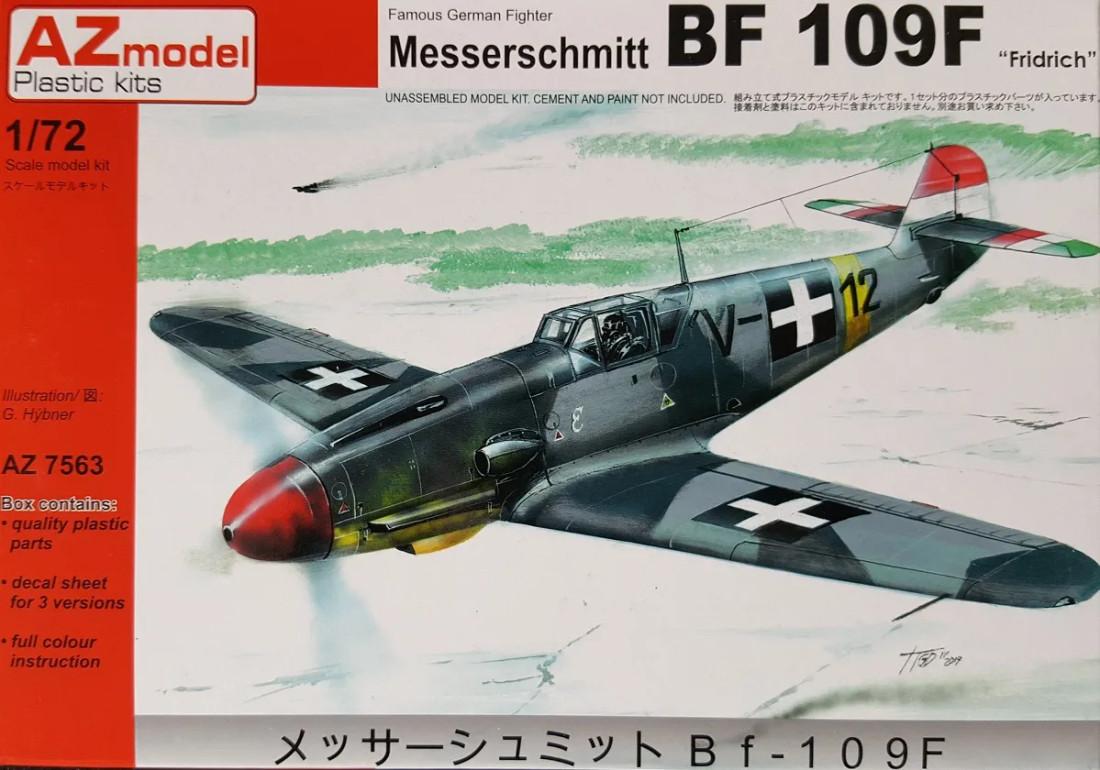 AZmodel 1:72 Messerschmitt Bf 109F ″Fridrich″ AZ7563