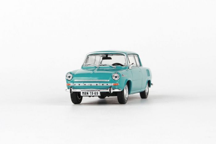 Abrex 1:43 Škoda 1100MBX (1969) – světlá tyrkysová 143ABS-721HA
