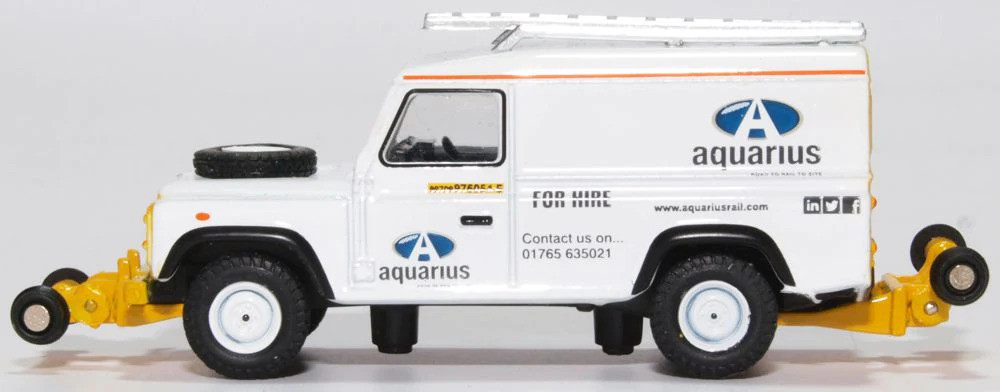 Oxford 1:76 Rail Aquarius Rail Technology Defender 90 Open OR76ROR004