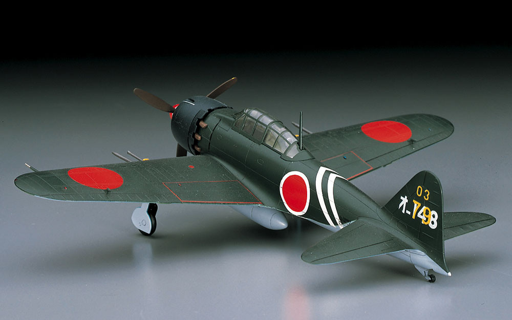 Hasegawa 1:72 Mitsubishi A6M5c Zero Type 52 00453/D23