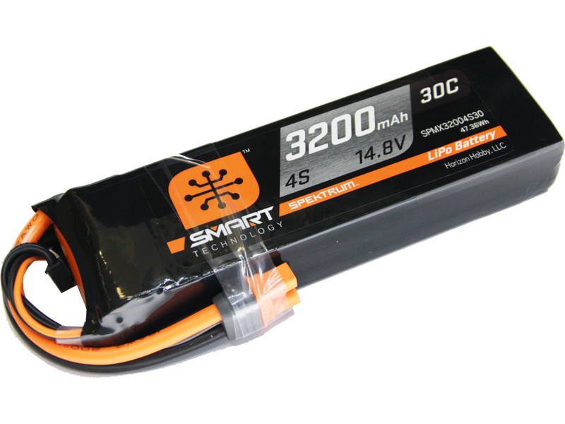 Spektrum Smart LiPo 4S 3200mAh 14,8V (30C) IC3 Spektrum Smart LiPo 4S 3200mAh 14,8V (30C) IC3