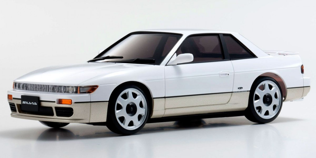 Kyosho Mini-Z AWD: Karoserie Nissan Silvia K's (S13) Warm White