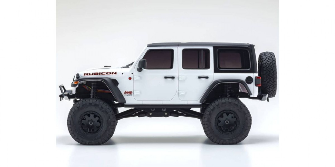 Kyosho Mini-Z 4x4 Jeep Wrangler Rubicon (Bright White) 32521W