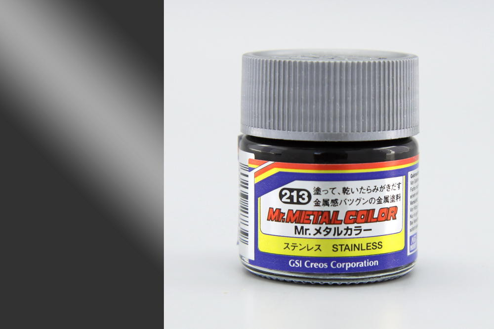 GSI/Gunze Barva Mr. Metal Color akrylová č. 213 – Stainless (10 ml) EDMC213