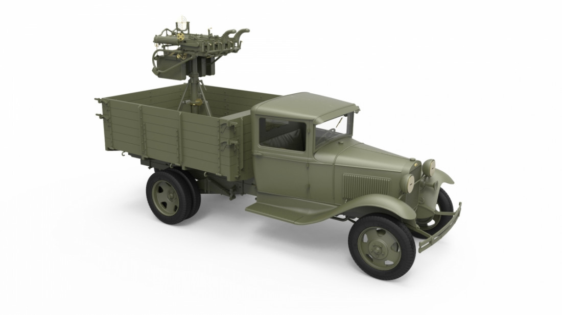 MiniArt 1:35 Soviet 1,5t Truck w/ M-4 Maxim AA Machine Gun 35186