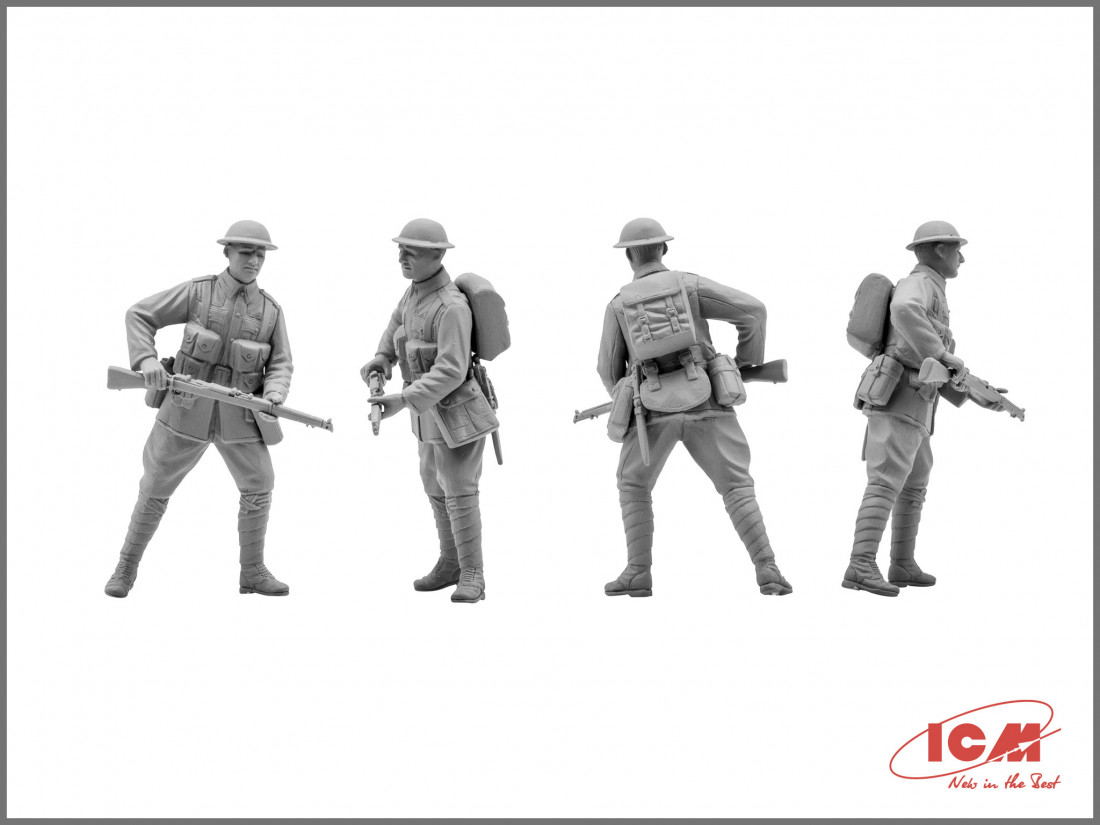 ICM 1:35 British infantry (1917–1918) 35301