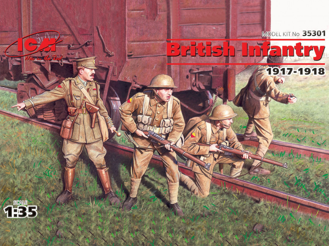 ICM 1:35 British infantry (1917–1918) 35301
