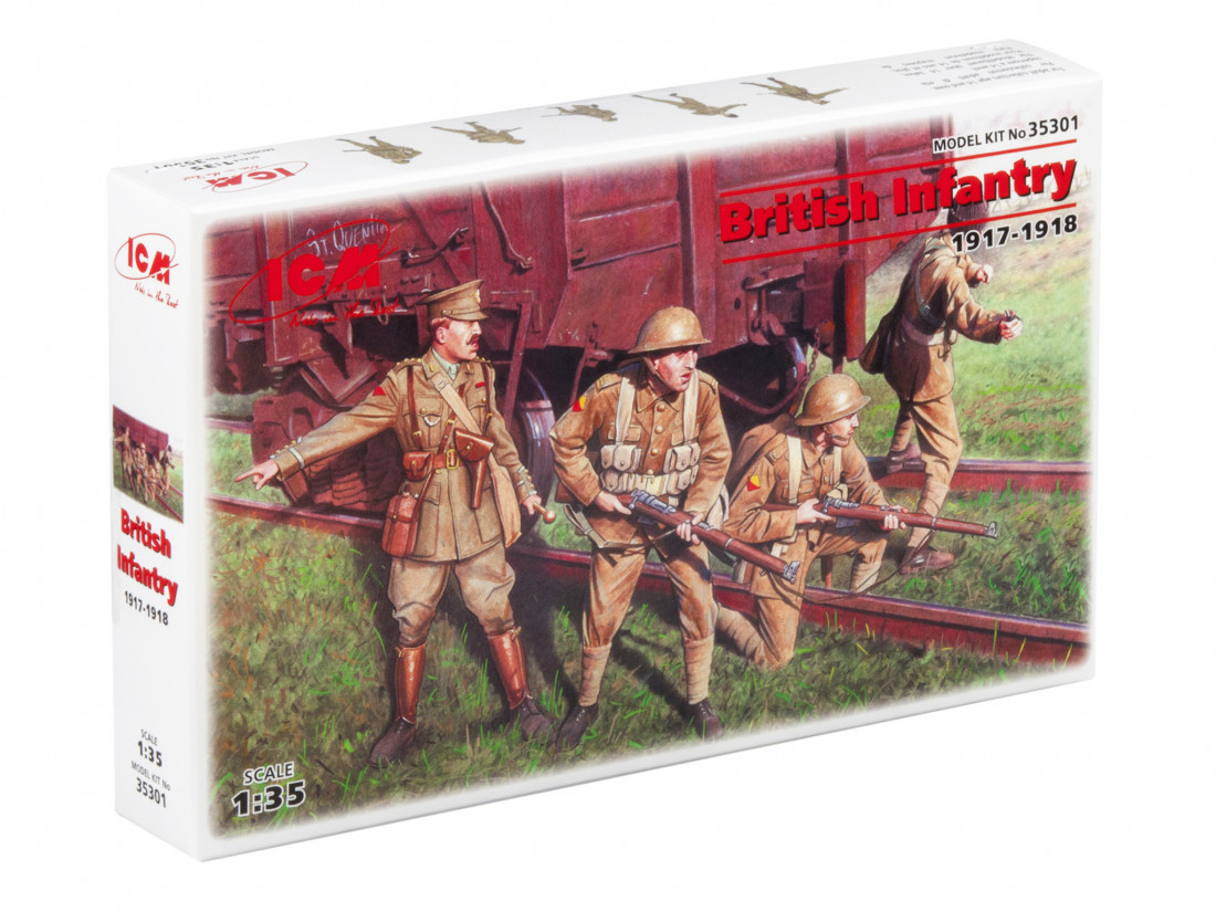 ICM 1:35 British infantry (1917–1918) 35301