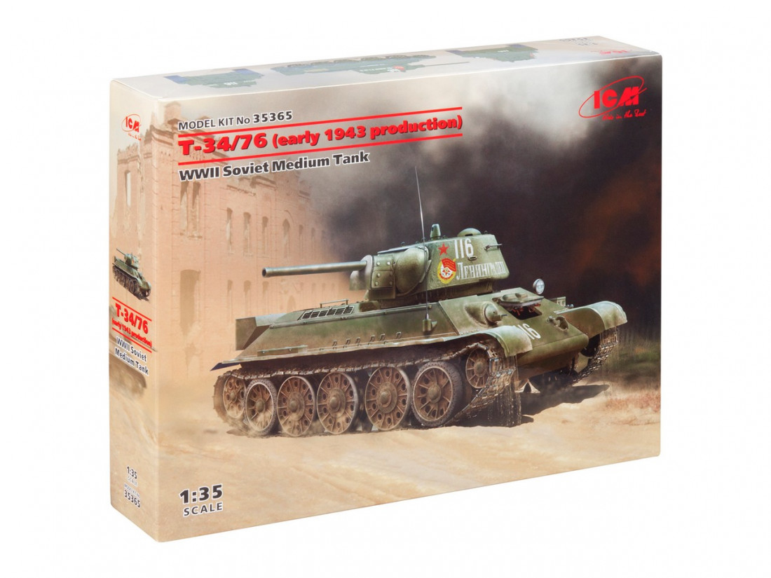 ICM 1:35 T-34/76 (Early 1943) 35365
