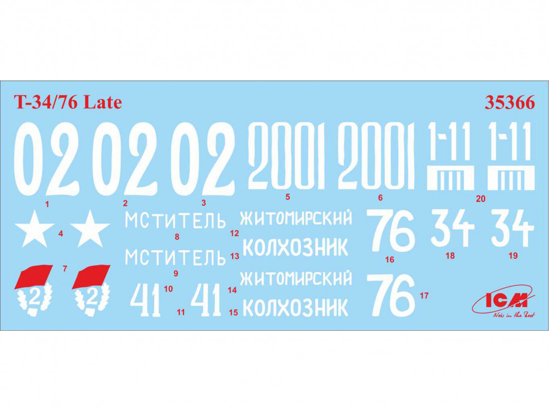 ICM 1:35 T-34/76 (Late 1943) 35366