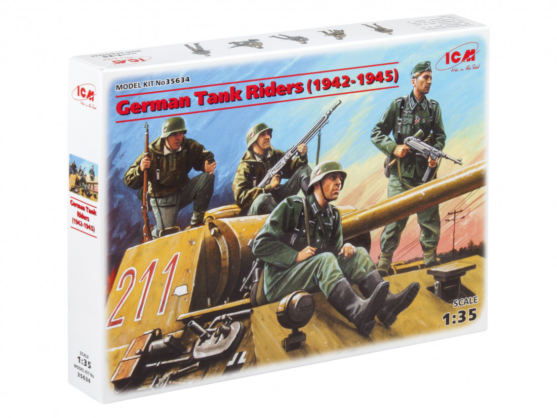 ICM 1:35 German Tanks Riders 1942-1945 (4 fig.) 35634