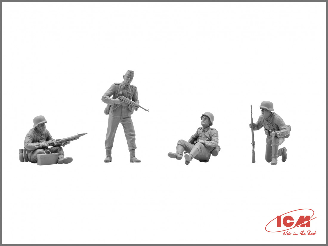 ICM 1:35 German Tanks Riders 1942-1945 (4 fig.) 35634