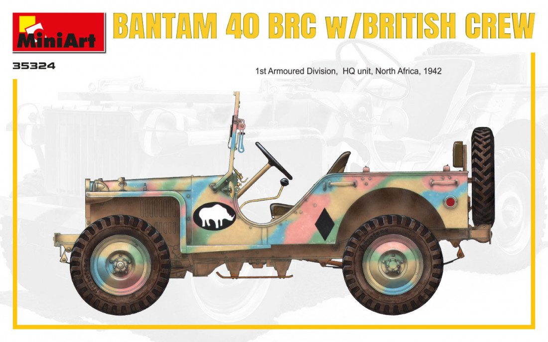 MiniArt 1:35 Bantam 40 BRC with British Crew Special Edition 35324