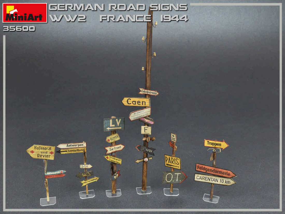 MiniArt 1:35 German Road Signs (WWII) 35600