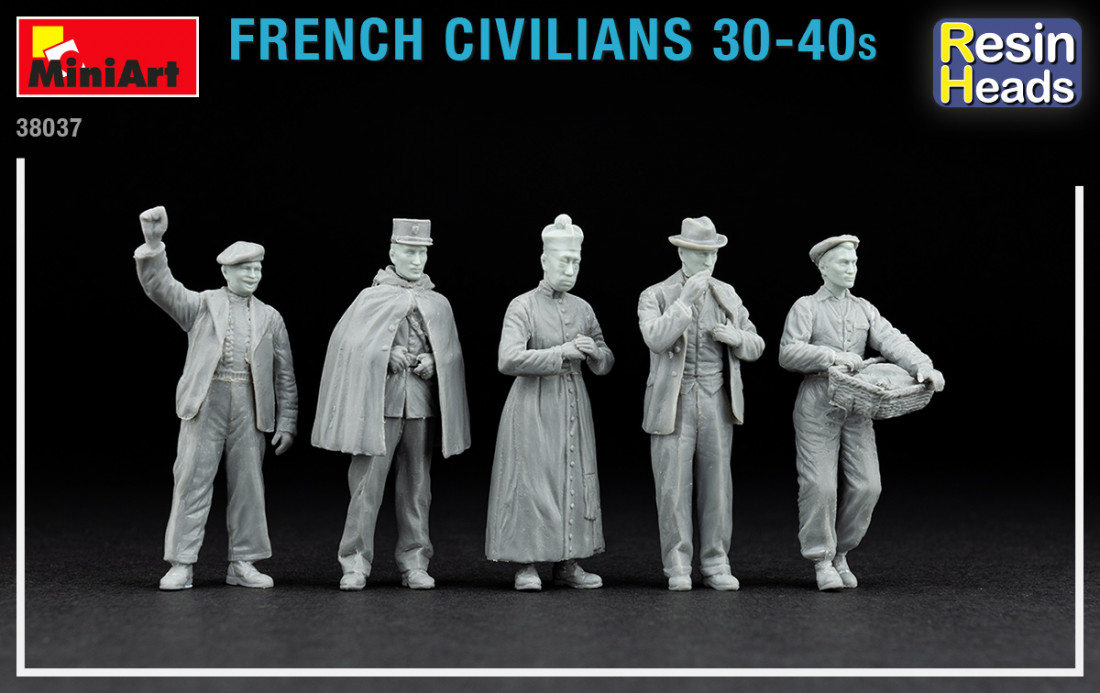 MiniArt 1:35 French Civilians 1930-1940s 38037
