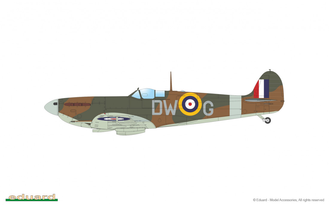 Eduard 1:48 Supermarine Spitfire Mk.IIb (ProfiPACK edition) 82154
