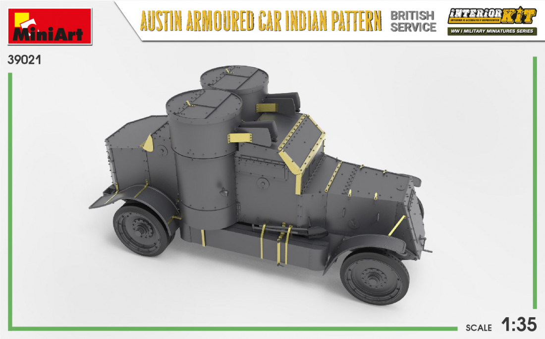 MiniArt 1:35 Austin Armoured Car Indian Pattern, British Service w ...