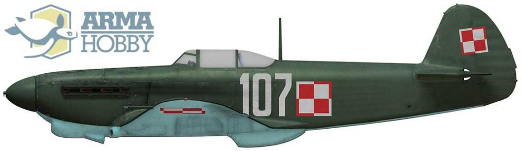 ARMA HOBBY 1:72 Yakovlev Yak-1b, Model Kit ARH-70028