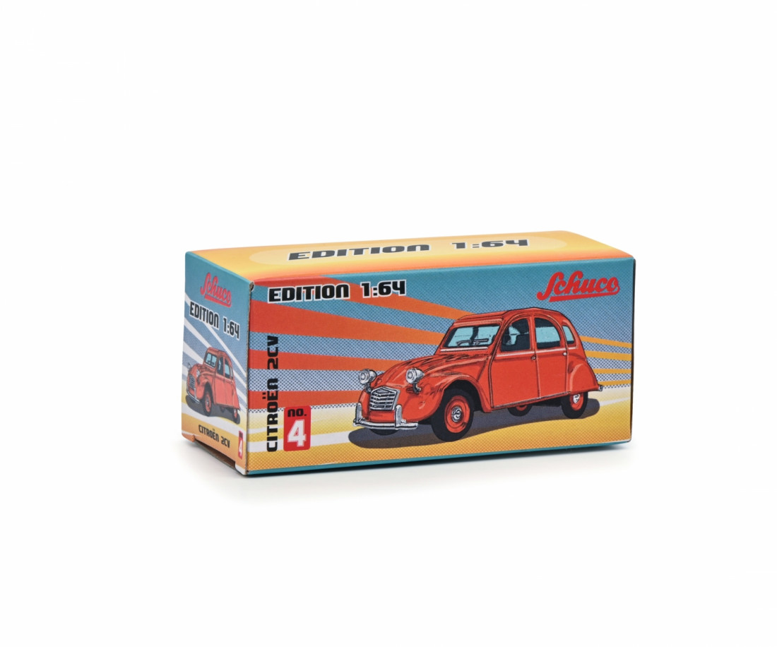 Schuco 1:64 Citroën 2CV (Paper Box Edition) 452030800