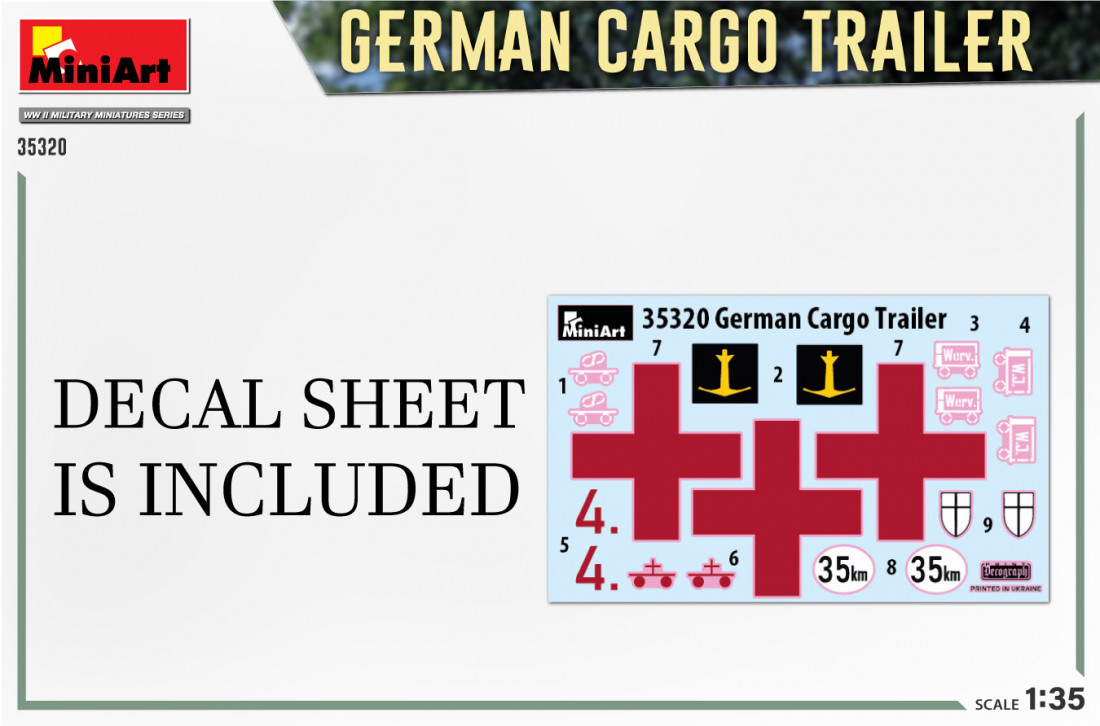 MiniArt 1:35 German Cargo Trailer 35320