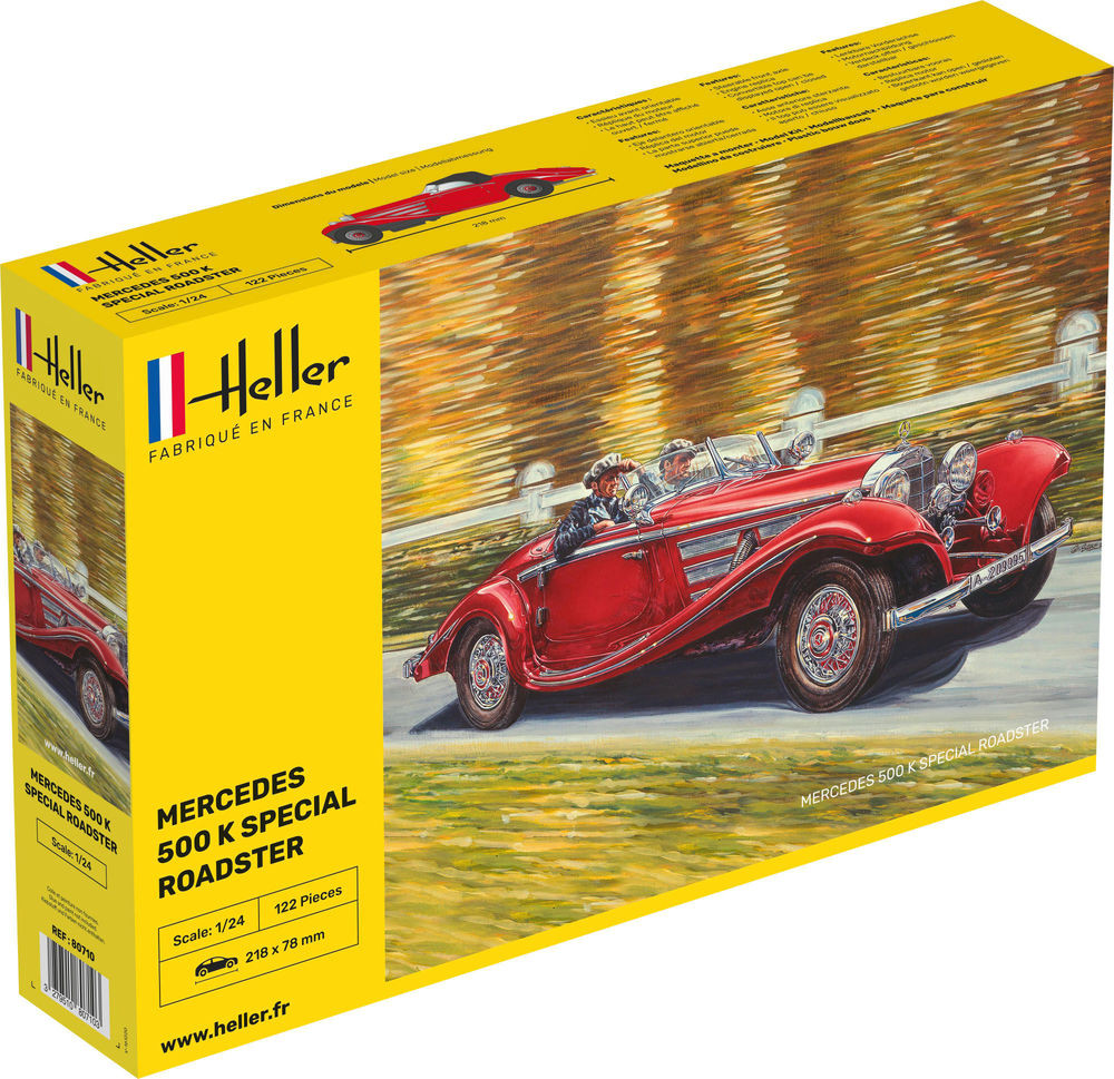 Heller 1:24 Mercedes-Benz 500K Special Roadster 780710
