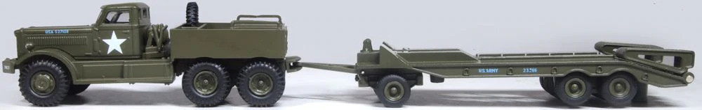 Oxford 1:76 Diamond T Tank Transporter and Trailer US Army 76DT007