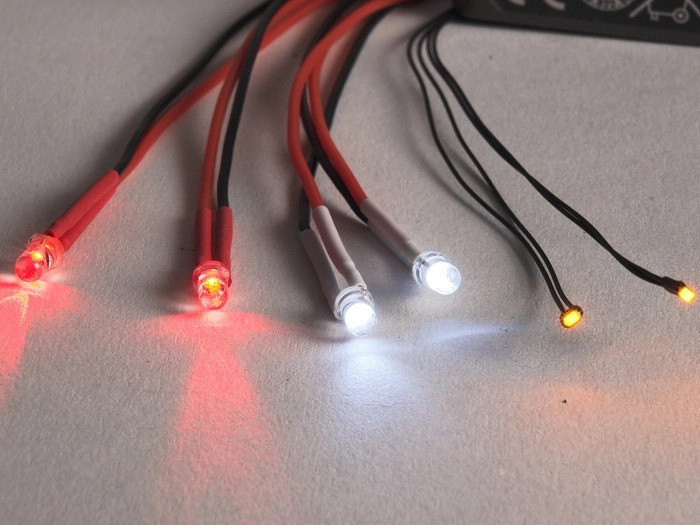 PN Racing LED Light Set 2W/2R/2Y