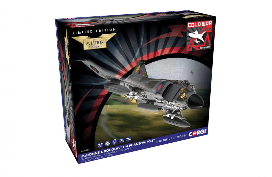 Corgi 1:48 McDonnell Douglas Phantom FG.1, XV592/L AA27902