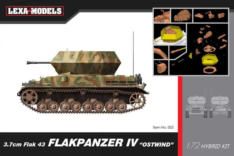 Dragon 1:72 3.7cm FlaK 43 Flakpanzer IV ″Ostwind″ 7535