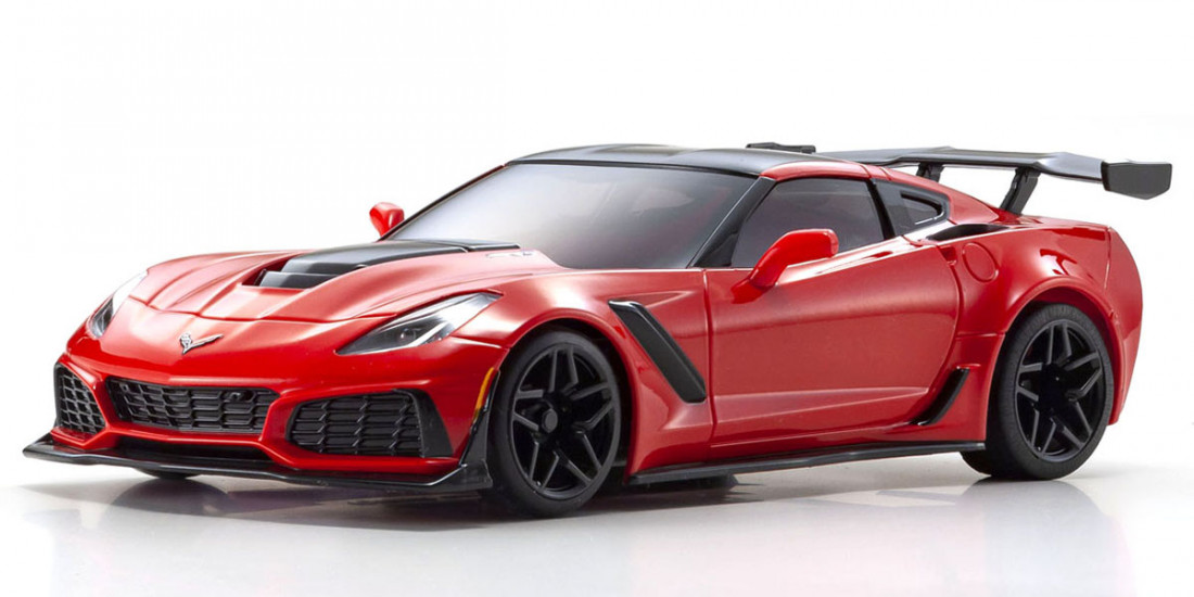 Kyosho Mini-Z RWD Chevrolet Corvette ZR1 Racing Red s LED osvětlením 32334R