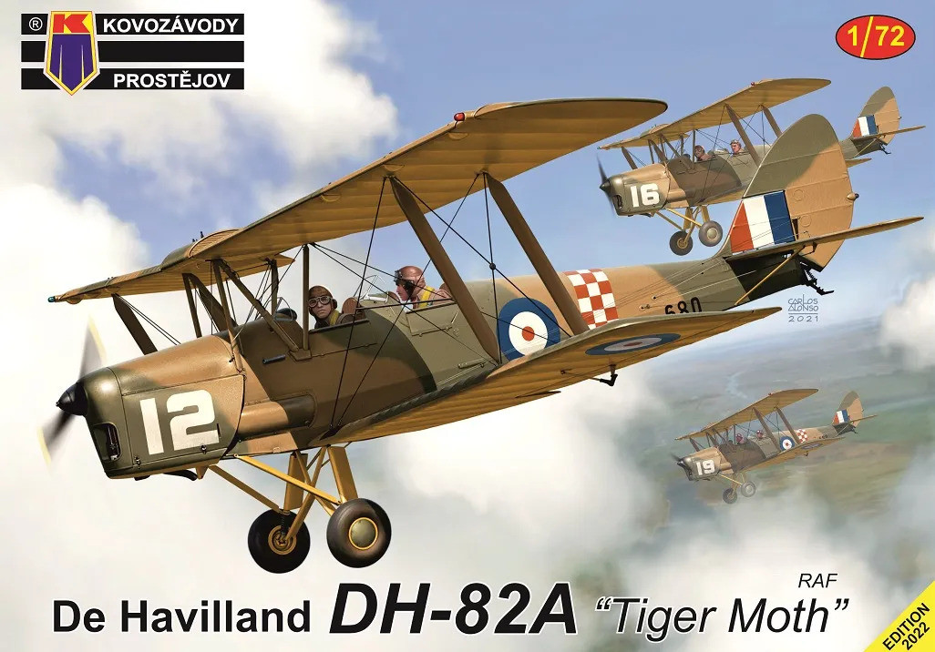 Kovozávody Prostějov 1:72 de Havilland DH.82a Tiger Moth „RAF“ KPM0363