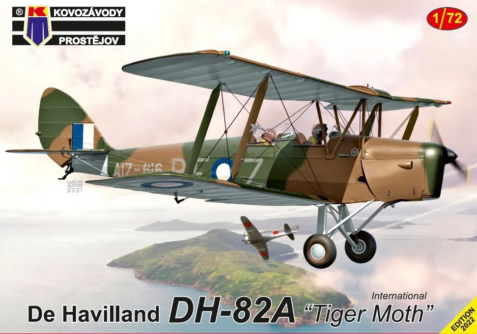 Kovozávody Prostějov 1:72 de Havilland DH.82a Tiger Moth ″International ...