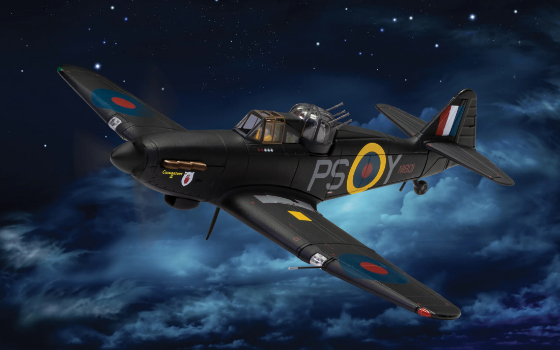 Corgi 1:72 Boulton Paul Defiant Mk.I, N1801/PS-Y, Coimbatore II AA39306