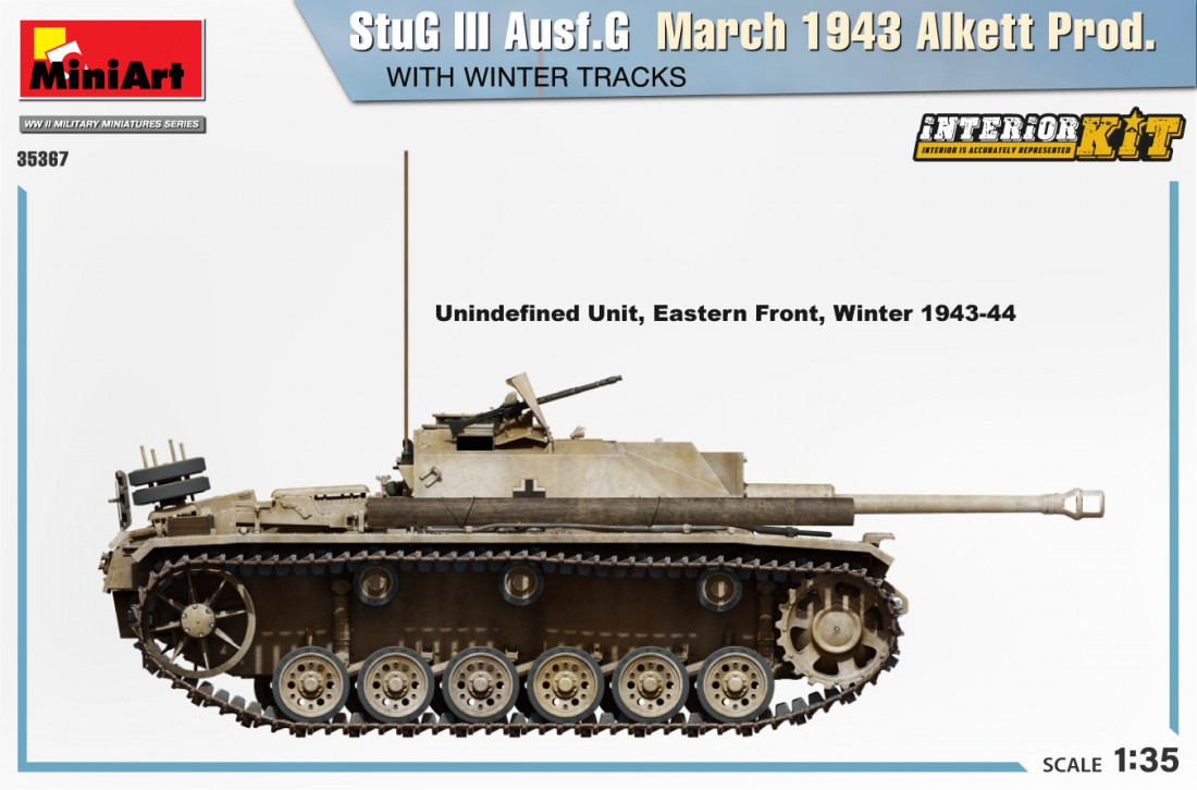 MiniArt 1:35 Sturmgeschütz III Ausf.G w/ Winter Tracks, March 1943 ...