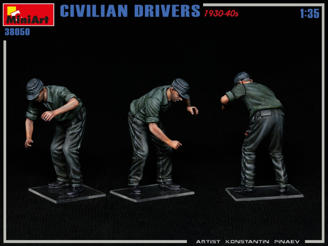 MiniArt 1:35 Civilian Drivers 1930-40's 38050