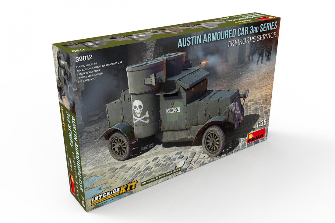 MiniArt 1:35 Austin Armoured Car 3rd Series, Freikorps Service w ...