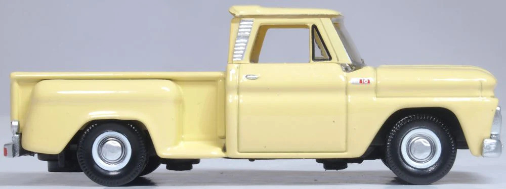 Oxford 1:87 Chevrolet Stepside Pick Up 1965 Yellow 87CP65007