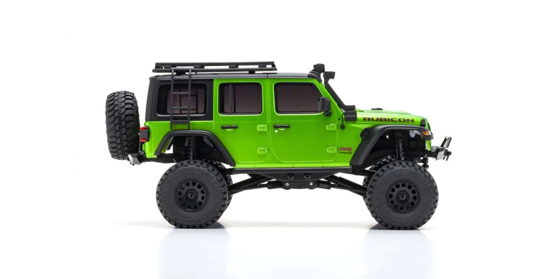 Kyosho Mini-Z 4x4 Jeep Wrangler Unlimited Rubicon w/ Acc. (Mojito) 32528GR