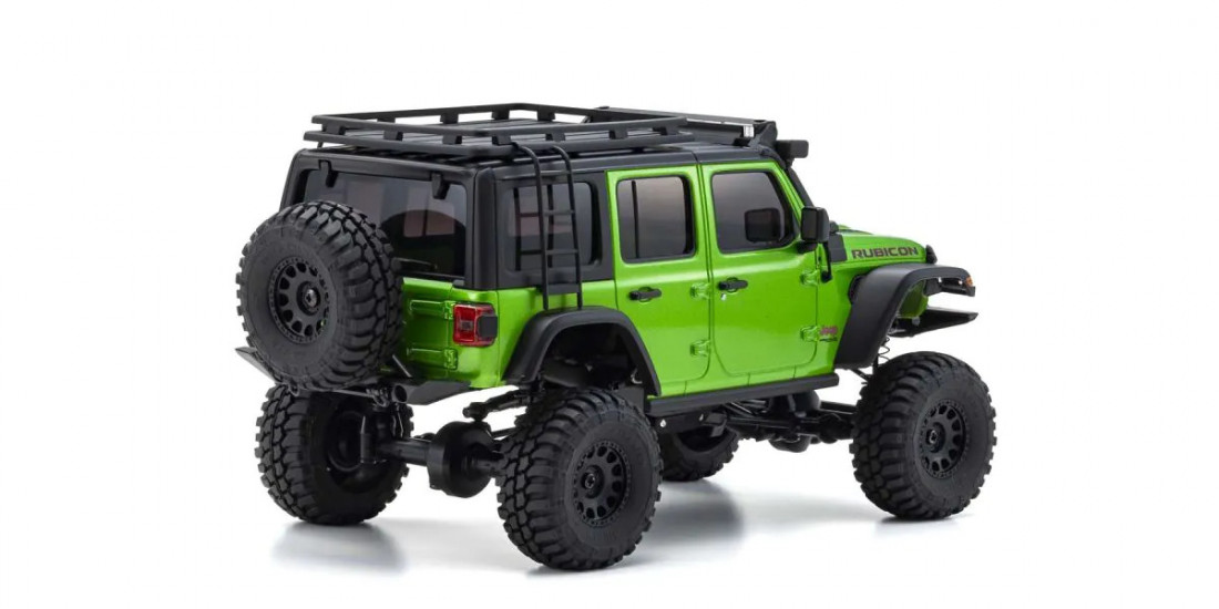 Kyosho Mini-Z 4x4 Jeep Wrangler Unlimited Rubicon w/ Acc. (Mojito) 32528GR