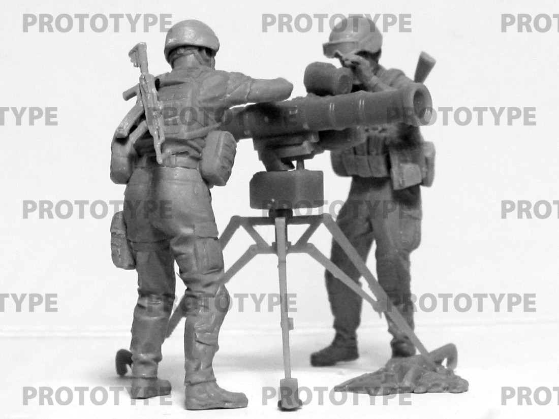 ICM 1:35 The crew of 'Stugna-P' Anti-tank complex 35750