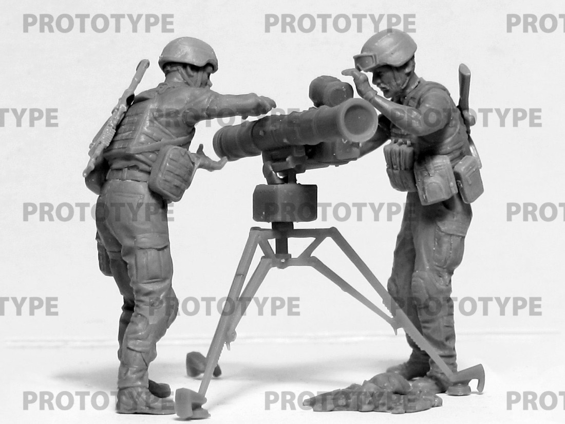 ICM 1:35 The crew of 'Stugna-P' Anti-tank complex 35750
