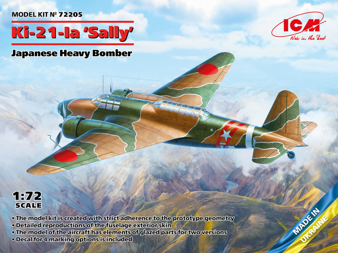 ICM 1:72 Mitsubishi Ki-21-Ia „Sally“ 72205