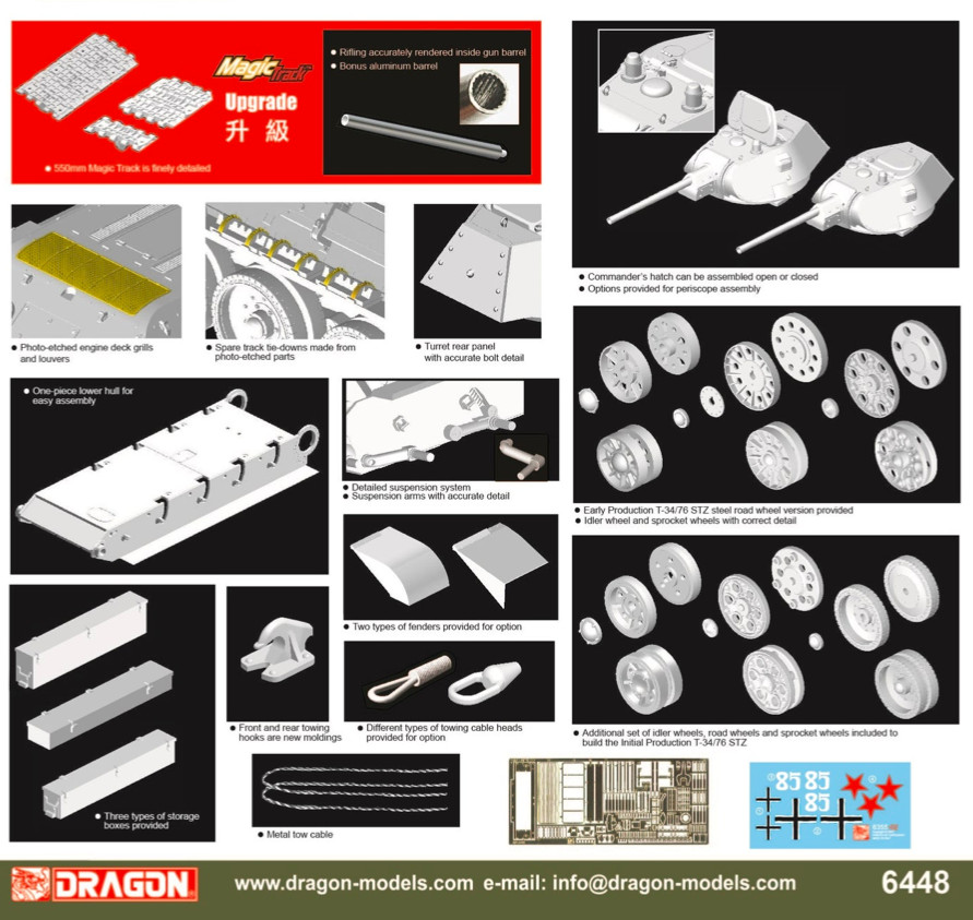 Dragon 1:35 T-34/76 STZ Mod. 1941 6448