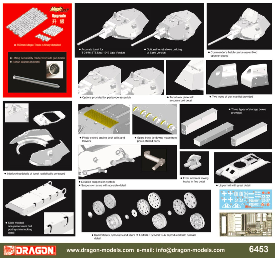 Dragon 1:35 T-34/76 STZ Mod. 1942 6453