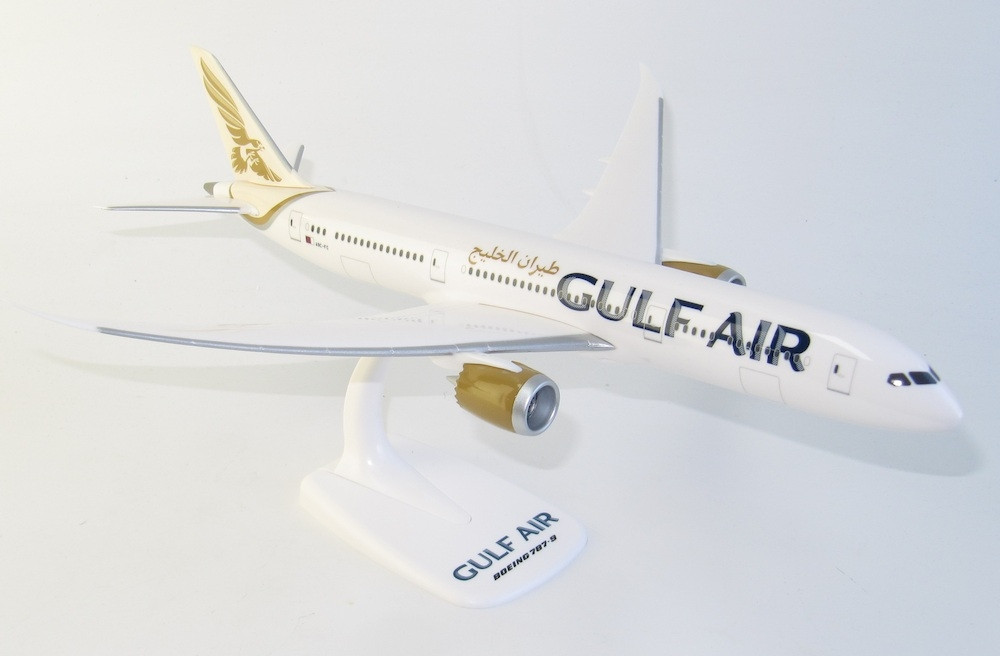 1:200 Boeing B787-9 Gulf Air ″2018s″ Colors (Snap-Fit)