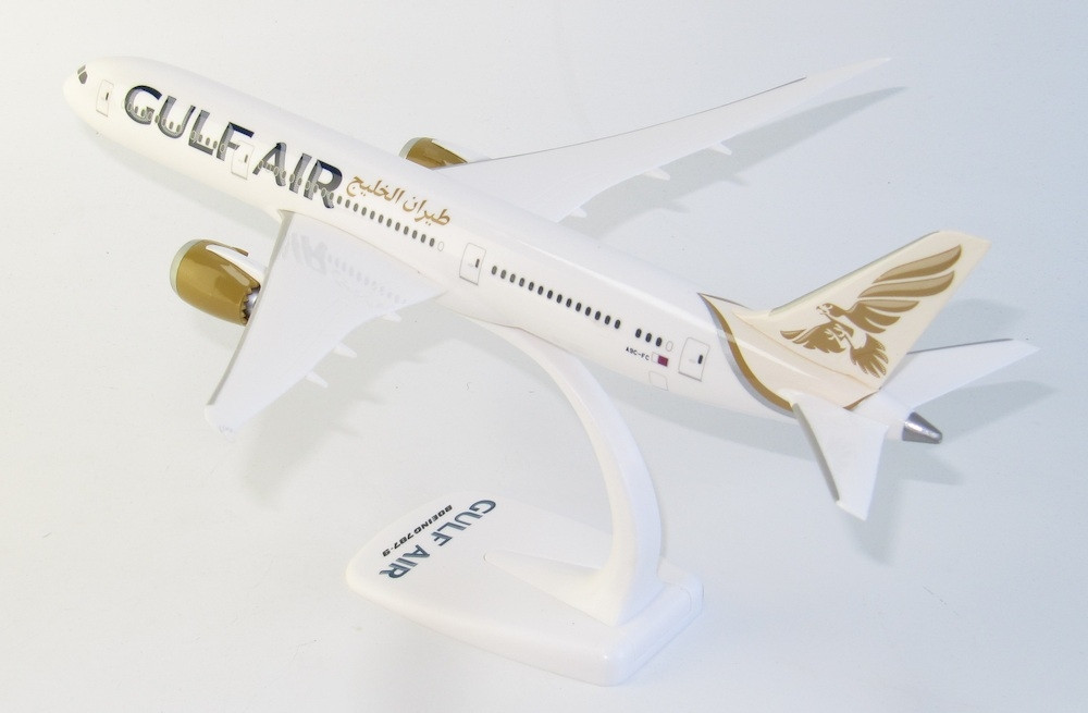 PPC Holland 1:200 Boeing B787-9 Gulf Air ″2018s″ Colors (Snap-Fit ...