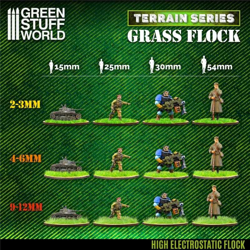 Green Stuff World Static Grass Flock 2–3 mm – modelářský posyp jarní ...